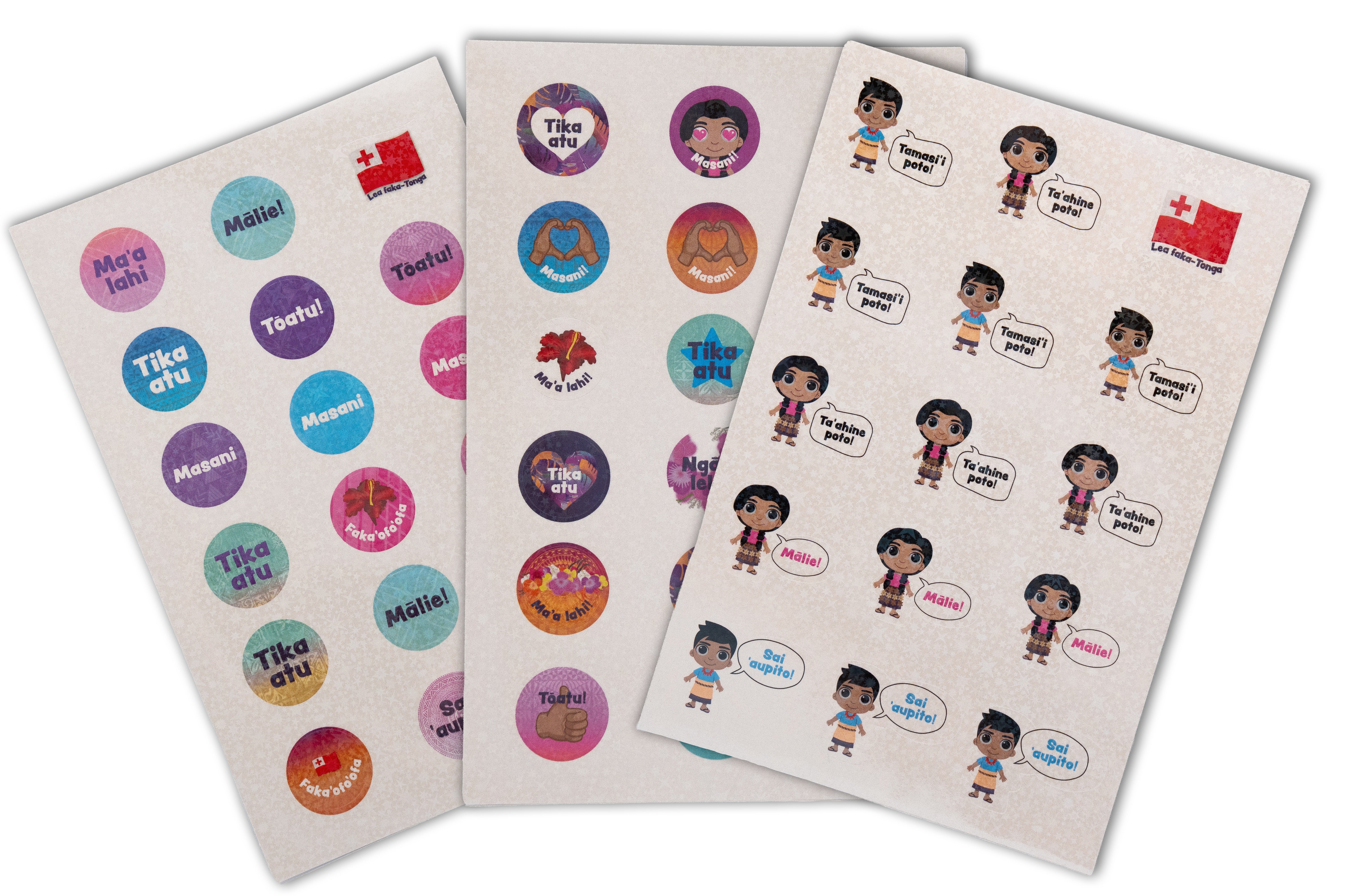 Teacher stickers: Lea faka-Tonga – PKL